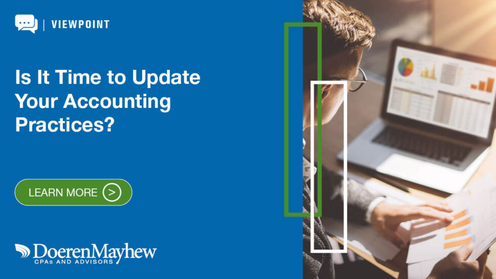 Is It Time to Update Your Accounting Practices? - Material Accounting